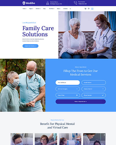 Home – Family Doctor – One Page – Dr. Luis Arboine